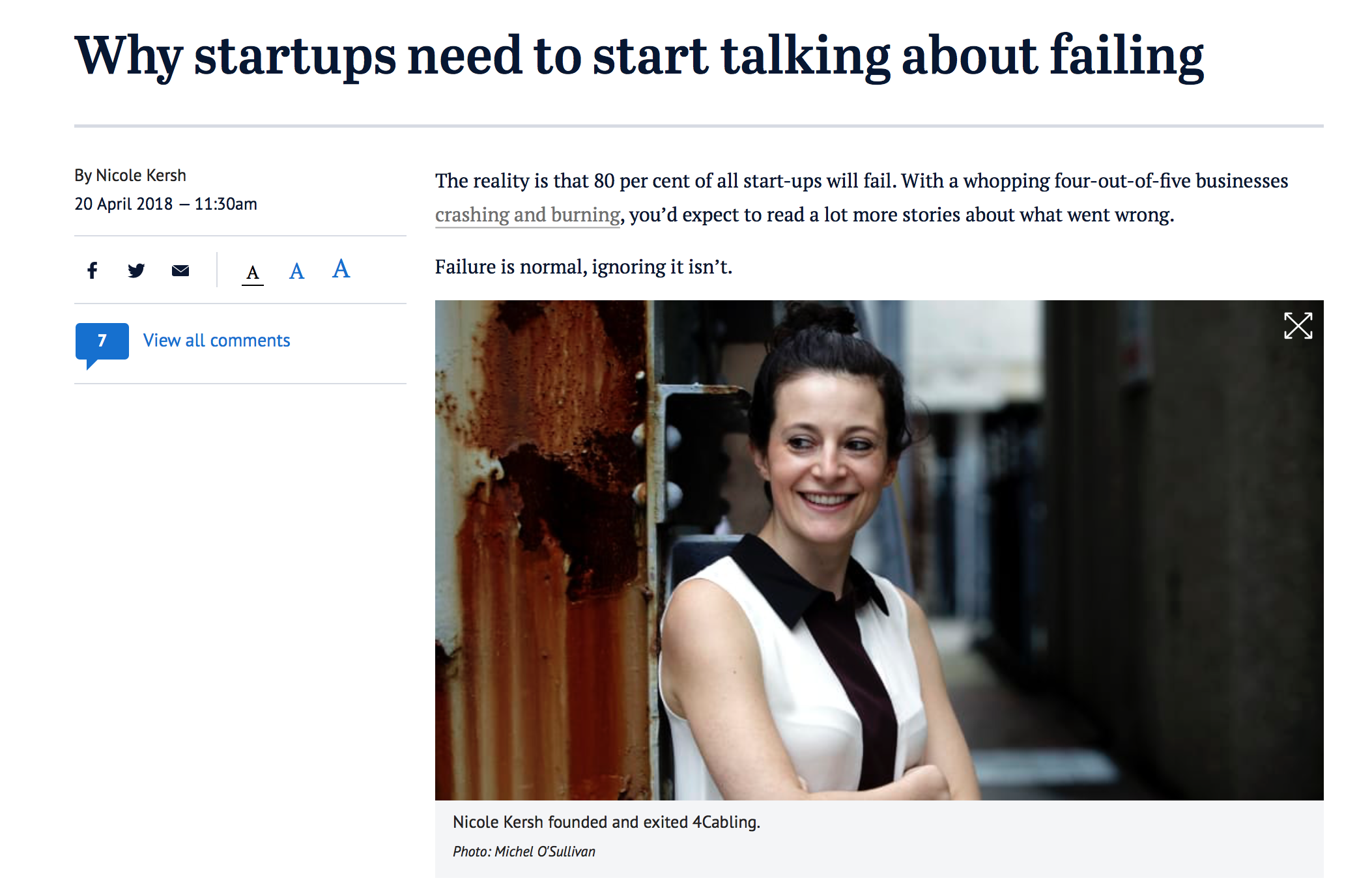 Why Startups Need To Talk About Failure | The Content Folk